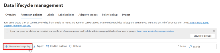 Microsoft Purview 101: Data Lifecycle Management (DLM ...