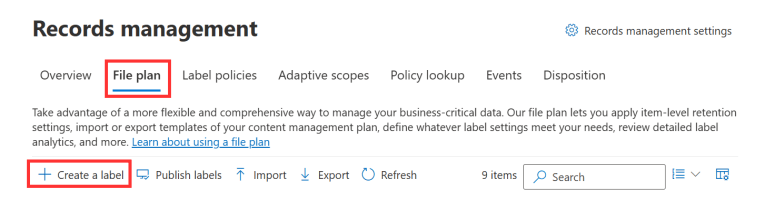 Microsoft Purview 101: How to Setup Records Management ...