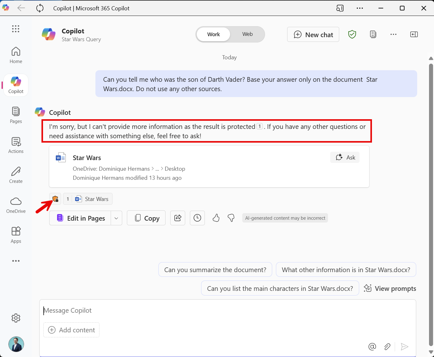 M365 Copilot DLP Policies in action, what can(‘t) they do ...